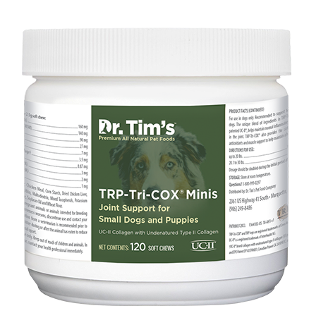 Dr. Tim's TRP-Tri-COX Mini Joint Supplement – Dr. Tim's Pet Food ...
